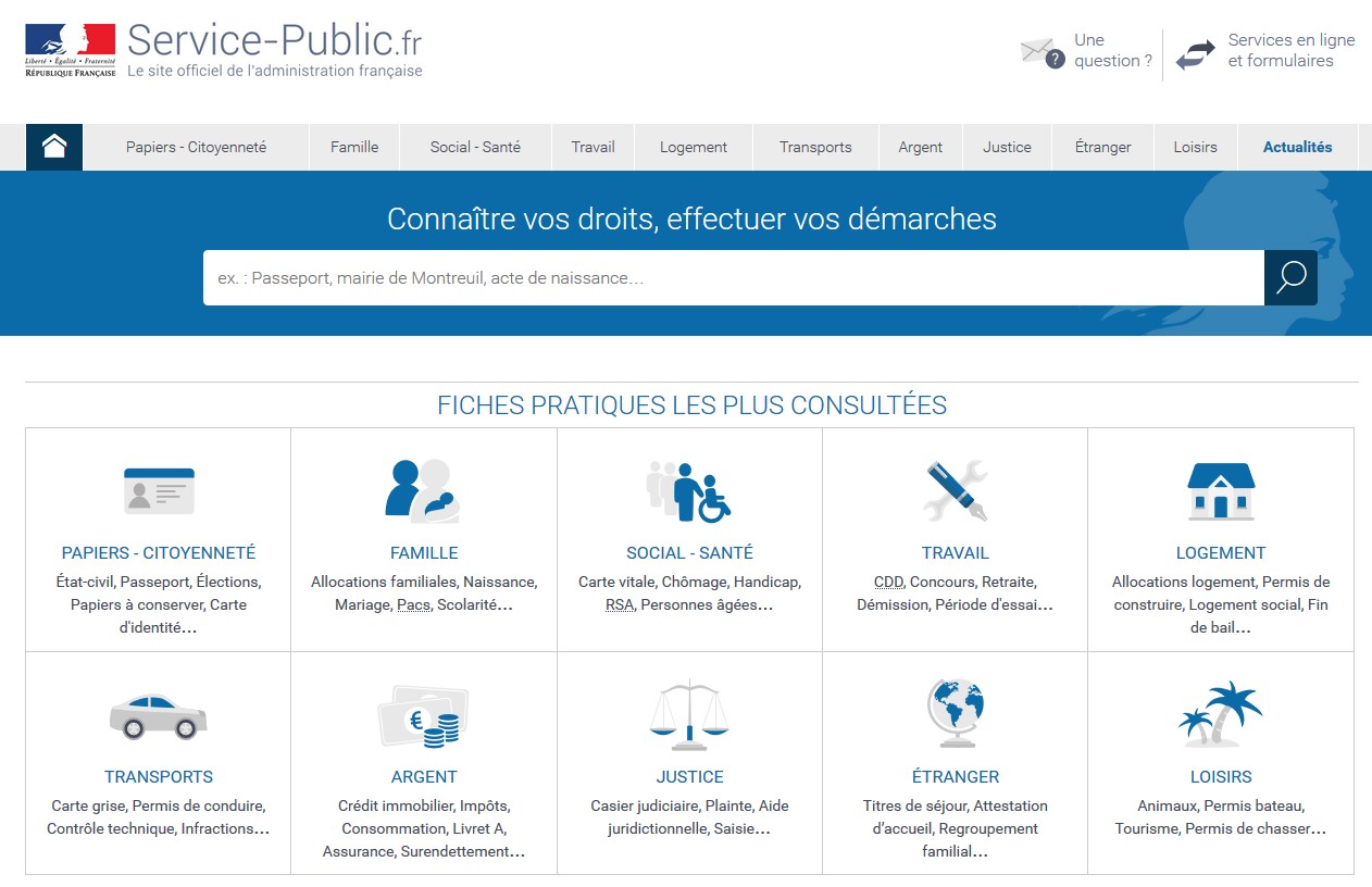 Démarches administratives - CCHT